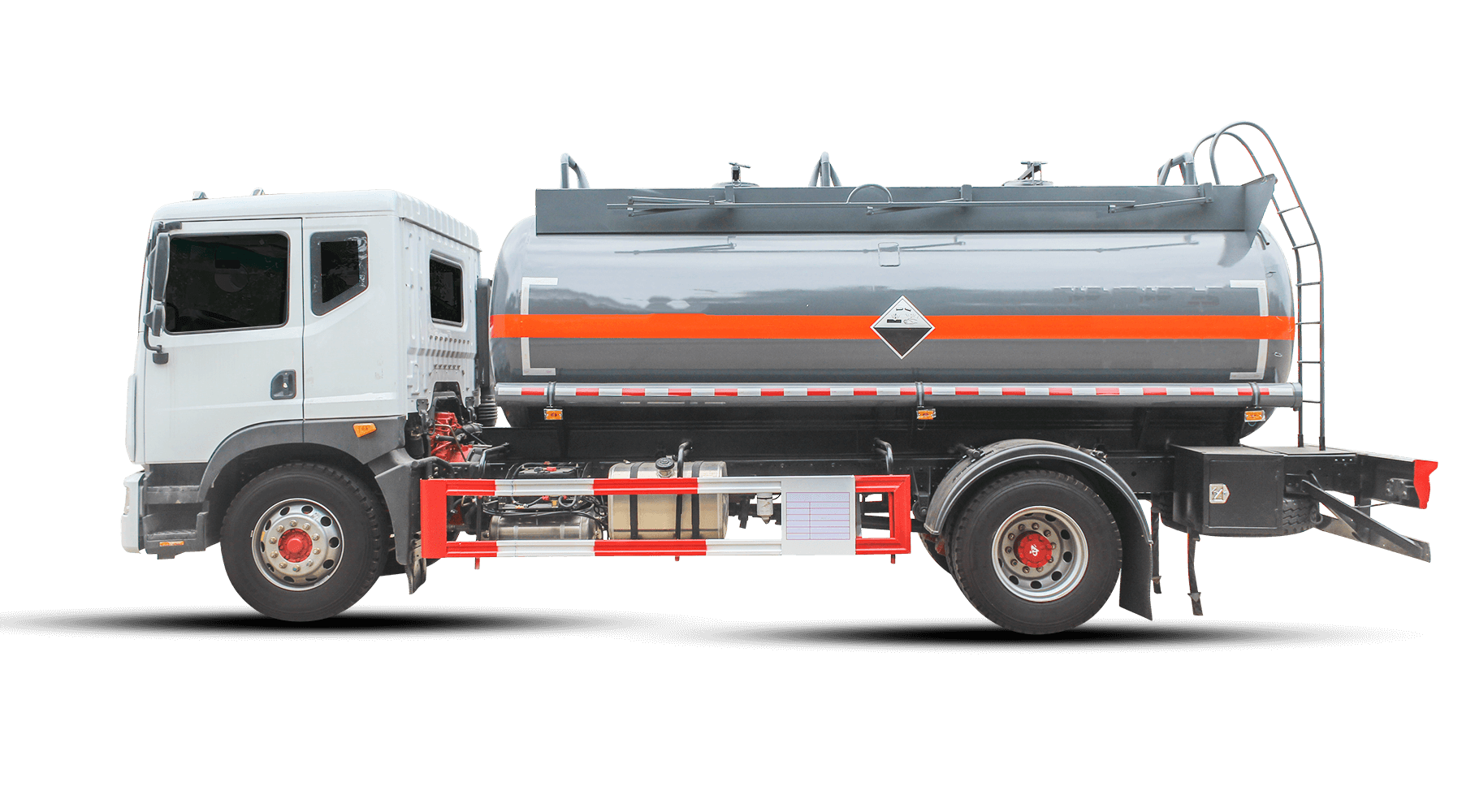 Dongfeng Chemical Tanker Truck Hydrochloric Acid Tank for Chemical 9.4 CBM - Keeyak Specialty ...