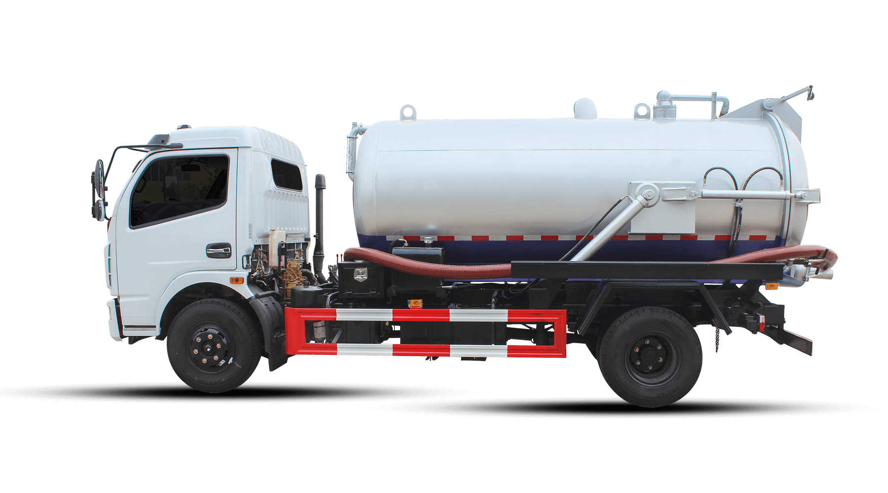 Dongfeng Vacuum Negative Pressure Sewage Suction Truck 8 CBM - Keeyak ...