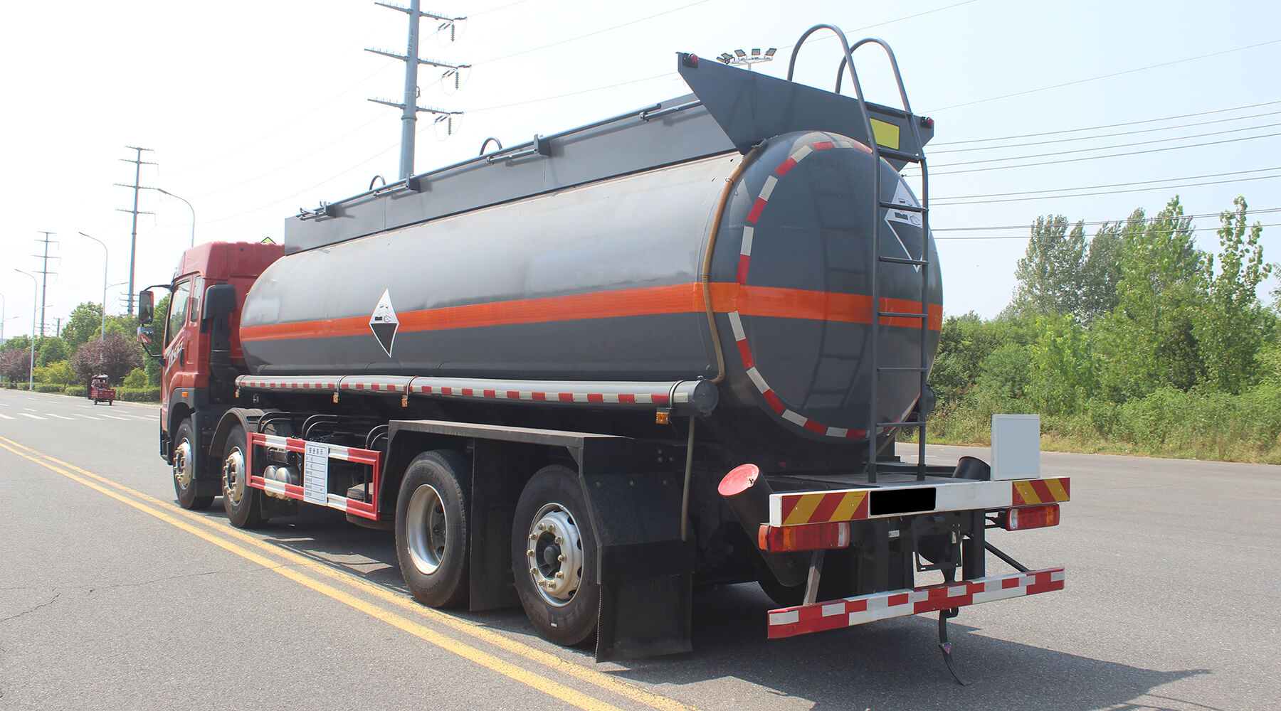 FAW Chemical Acid Liquid Trucks 19 CBM HCl Acid Tanker 12 Wheels - Keeyak Specialty Vehicle ...
