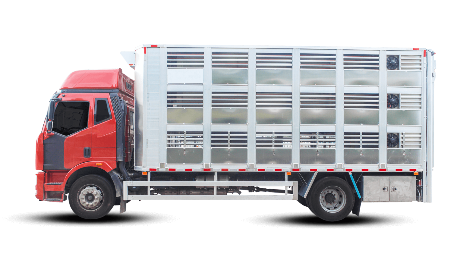 FAW Constant Temperature 3 Floors Aluminum Livestock Transport Delivery ...