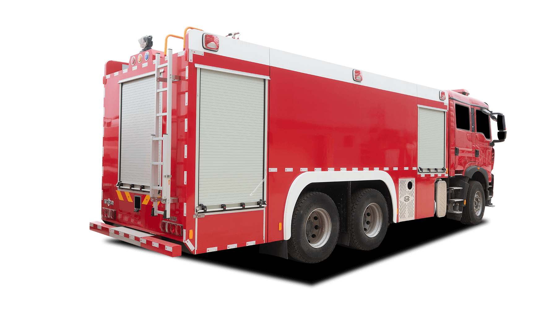 Howo Rear Twin Bridge Water Tank Fire Truck for Emergency Rescue 18 ...