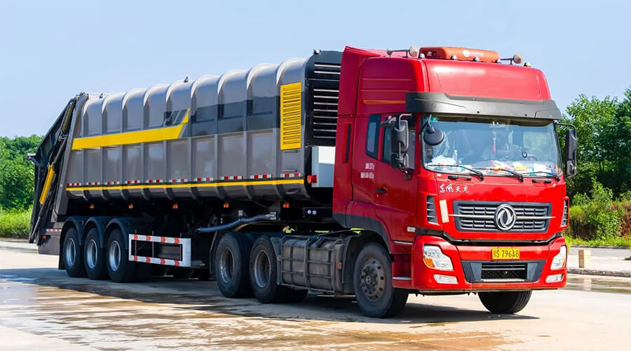 47 CBM Compactor Garbage Semi Trailer