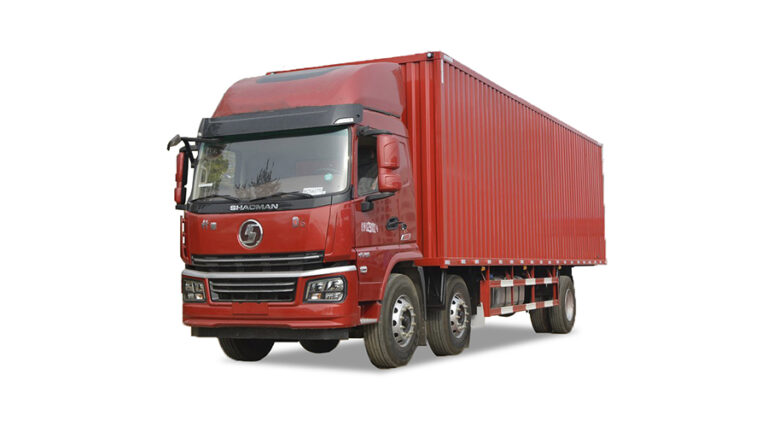 Shacman 24 Ton Heavy Duty Box Truck 3 Axial 6×2 Cargo Lorry